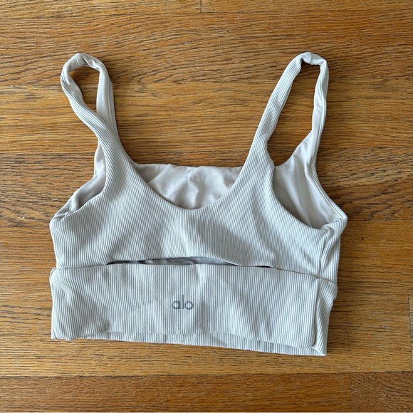 ALO Yoga | Tops | Alo Yoga Stone Color Bra Top Medium | Poshmark